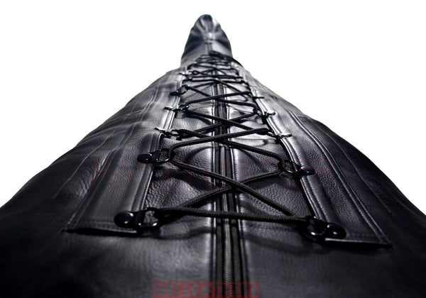 Body bag Sleep Sack Restricted Binder Sack leder Bondage Bag Hood – MRI ...