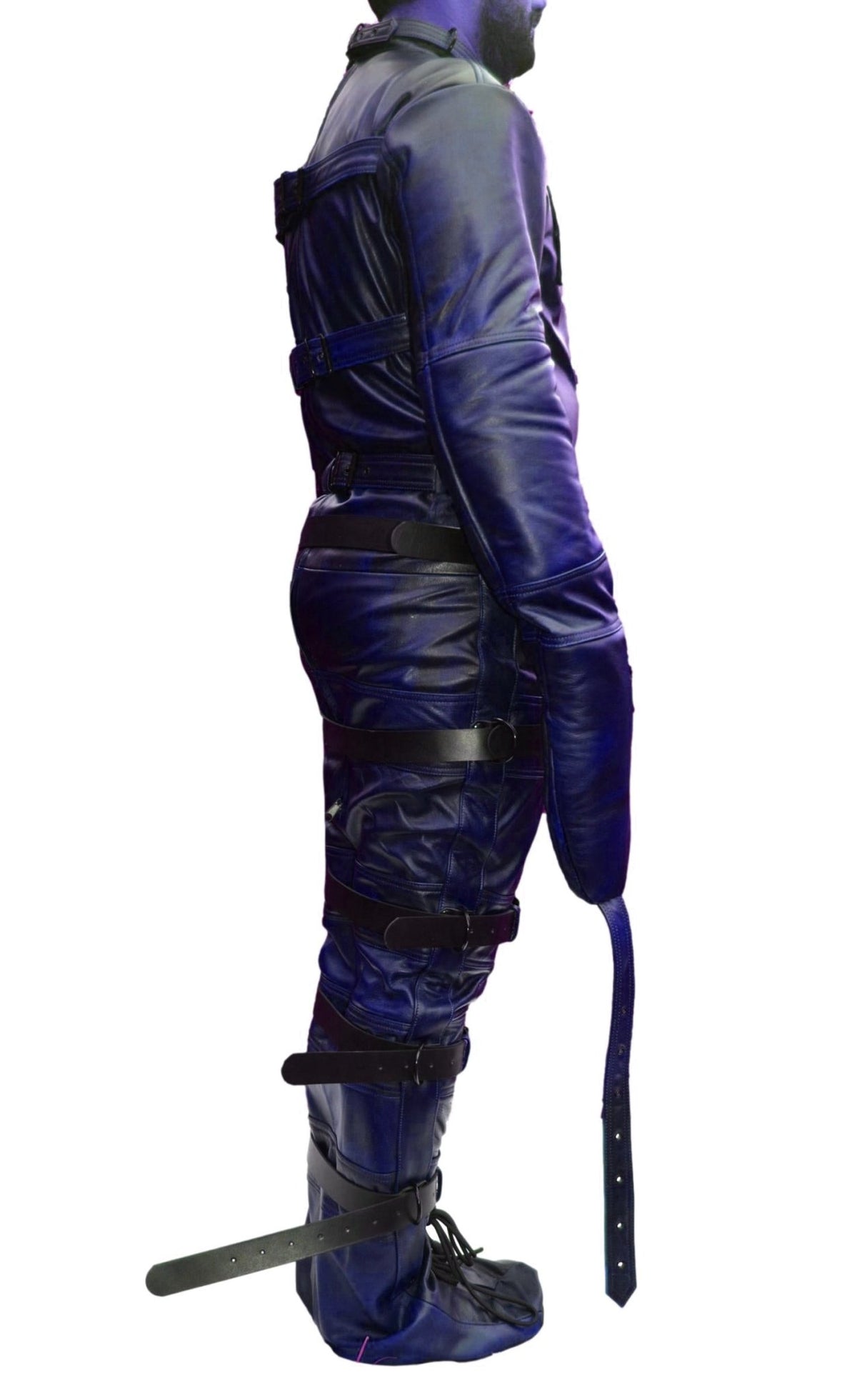 Leather Sleep Sack,Restraint,Bondage,Leather SleepSack Tow tone leathe ...