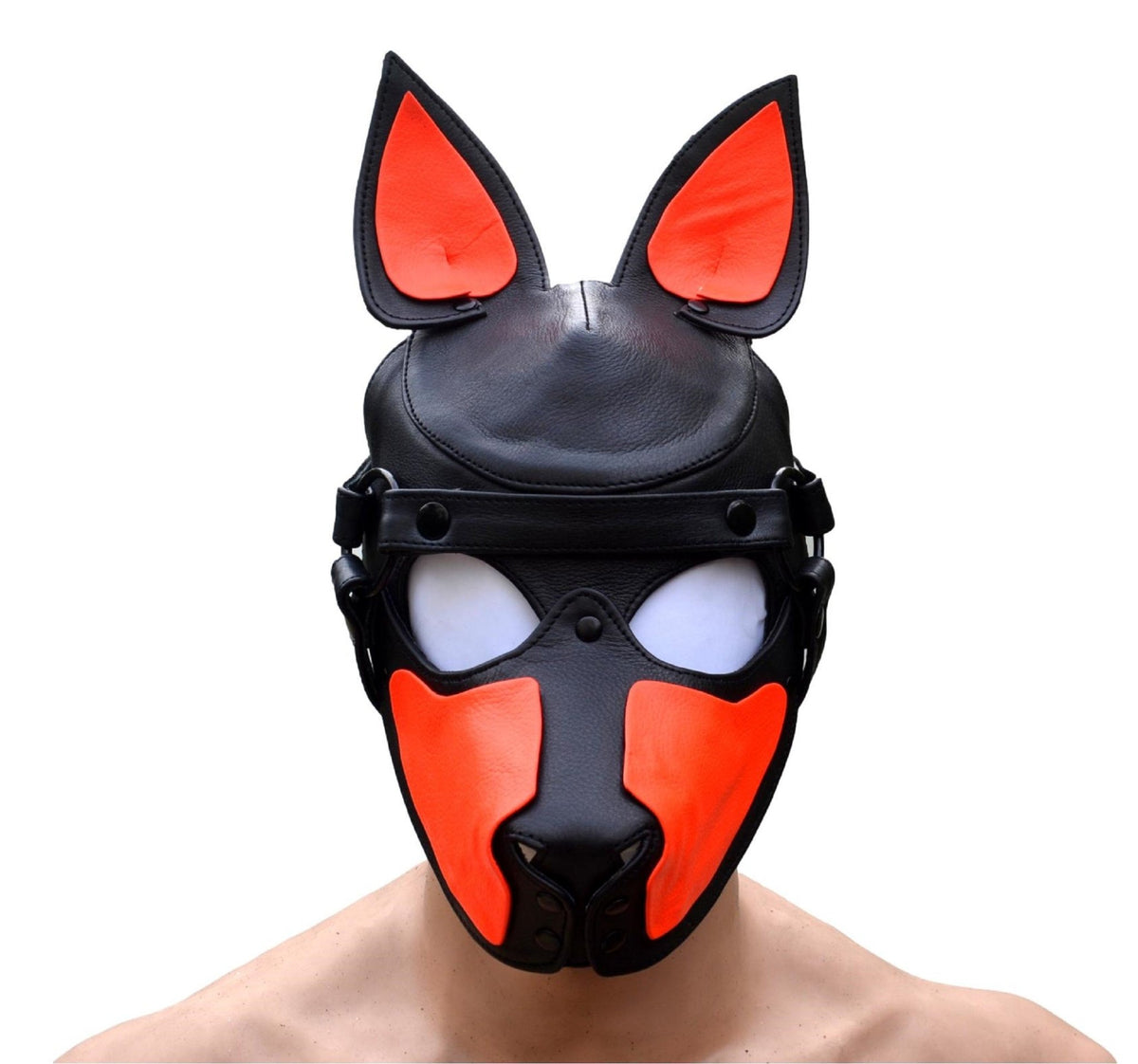 Puppy Mask Head Harness PUP Men Head HARNESS Dog Puppy Gimp Mask Bonda ...